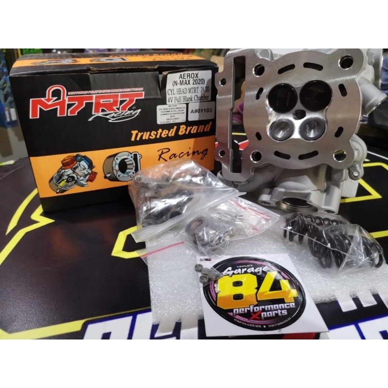 MTRT CYLINDERHEAD 20/24 4V FULL BLANK CHAMBER FOR AEROX / NMAX V2 ...