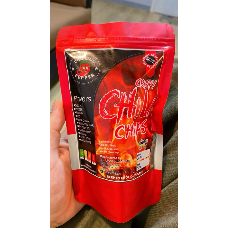 Crispy Chili Chips | Spicy Dried Snacks |BBQ Cheese Salted Garlic Mix ...