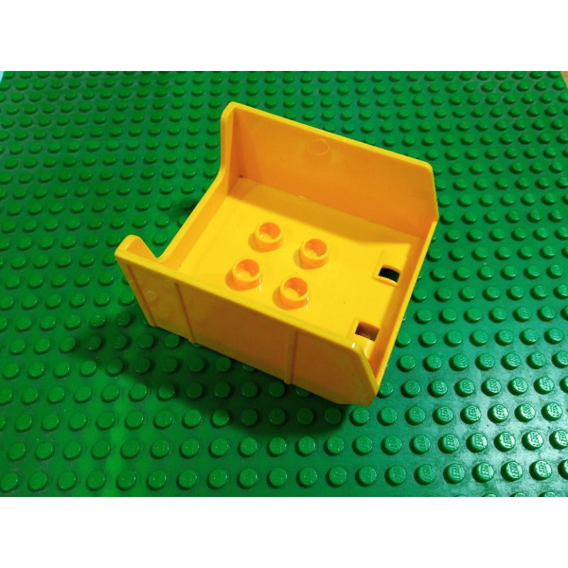Authentic Lego Duplo Yellow Tipper Bucket Bed with Lip and Cutout No ...