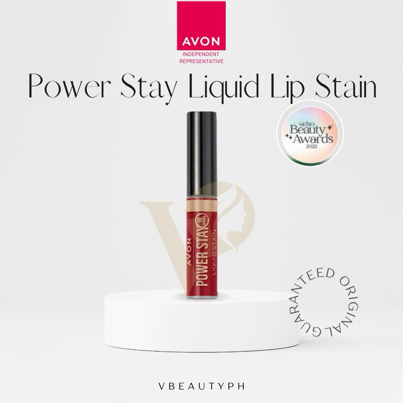 AVON Power Stay Liquid Lip Stain 10 hours | Shopee Philippines
