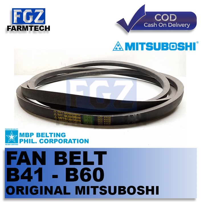 FAN BELT MITSUBOSHI B41 B42 B43 B44 B45 B46 B47 B48 B49 B50 B51 B52 B53 B54 B55 B-56 B57 B58 B59 ...