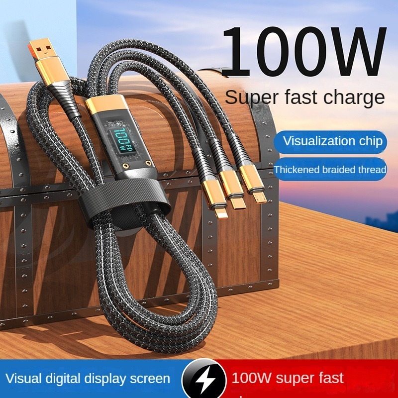 PD 100W Digital Display Data Cable Fast Charging Cable, Suitable for ...