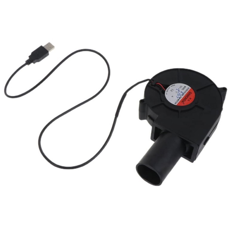 5V-12V USB BBQ Air Blower Portable Lightweight Air Blower Grills ...