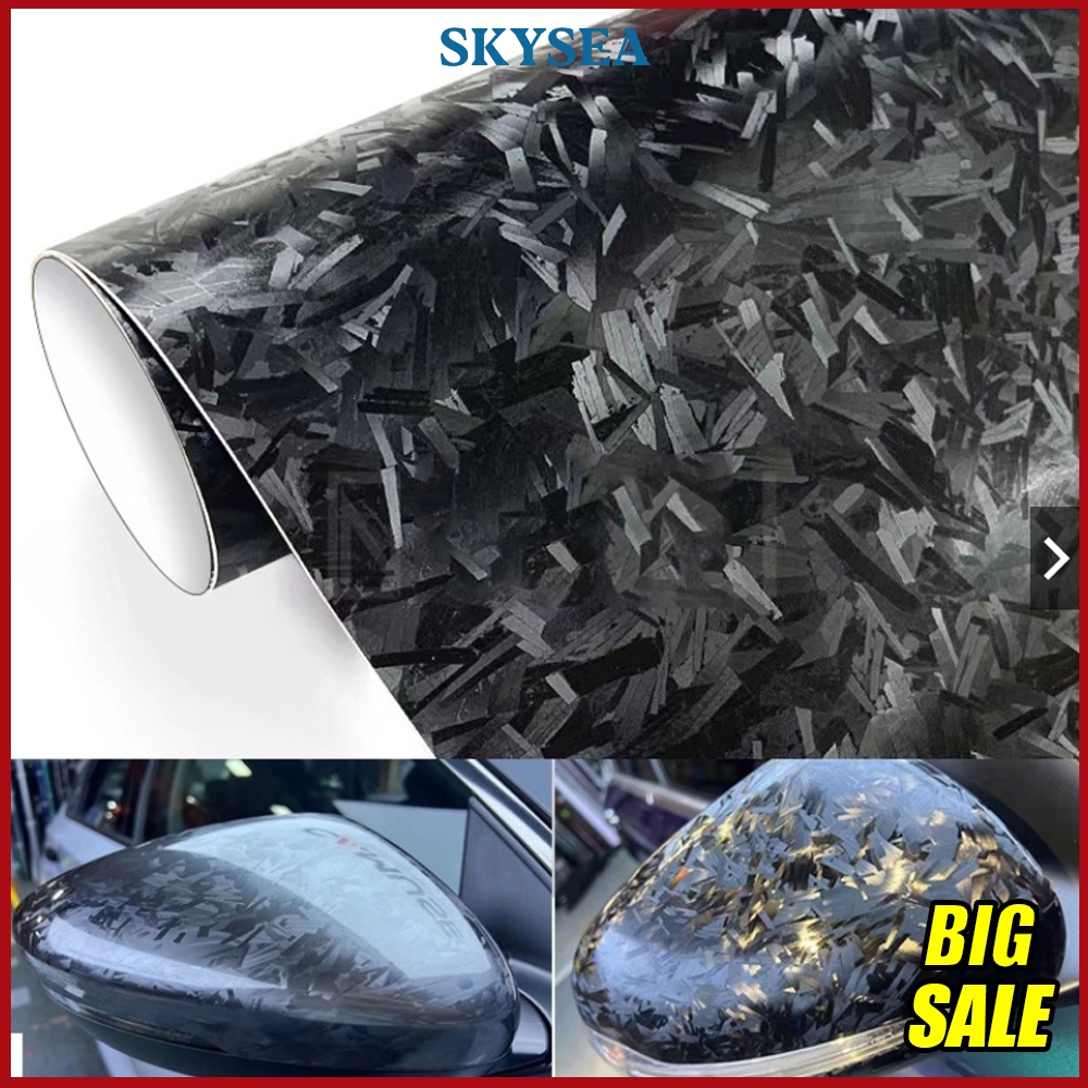 Black Forged Composite Carbon Stickers Premium Forged Carbon Stickers ...