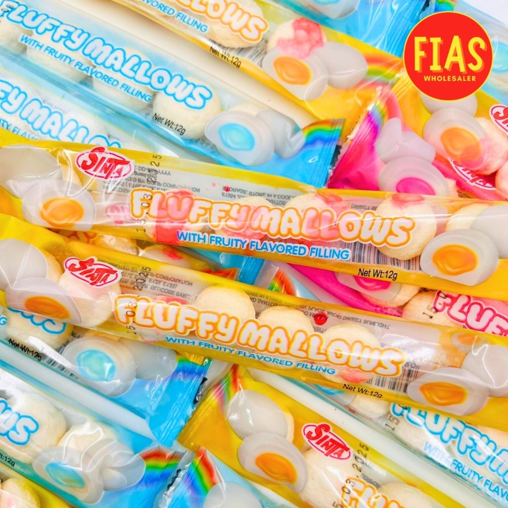 30 pacs Fluffy Mallows with Flavored Fillings | Shopee Philippines