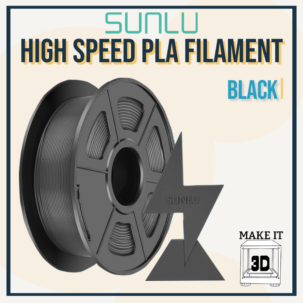 SUNLU High Speed PLA Filament 1.75mm 1kg 3D Printing Filament | Shopee ...