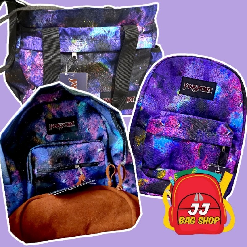 JS BACKPACK TOTE BAG GALAXY DESIGN | Shopee Philippines