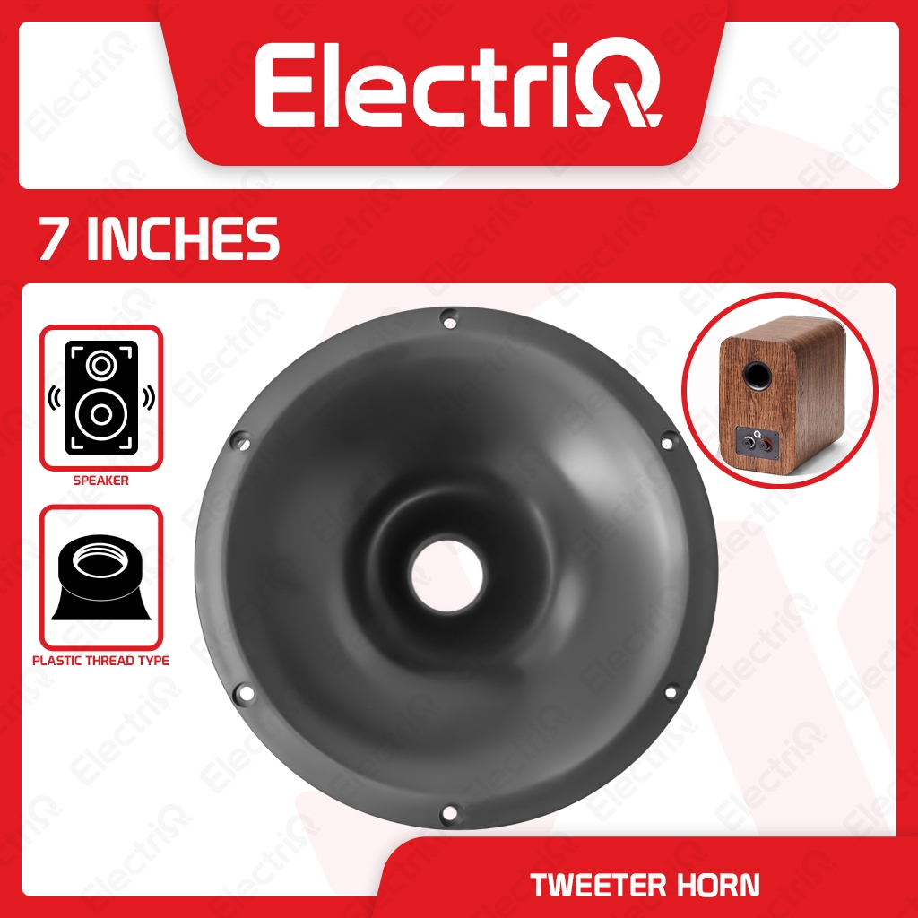 Electriq 7 Inches Round Speaker Horn Thread Type For Tweeter | Shopee ...