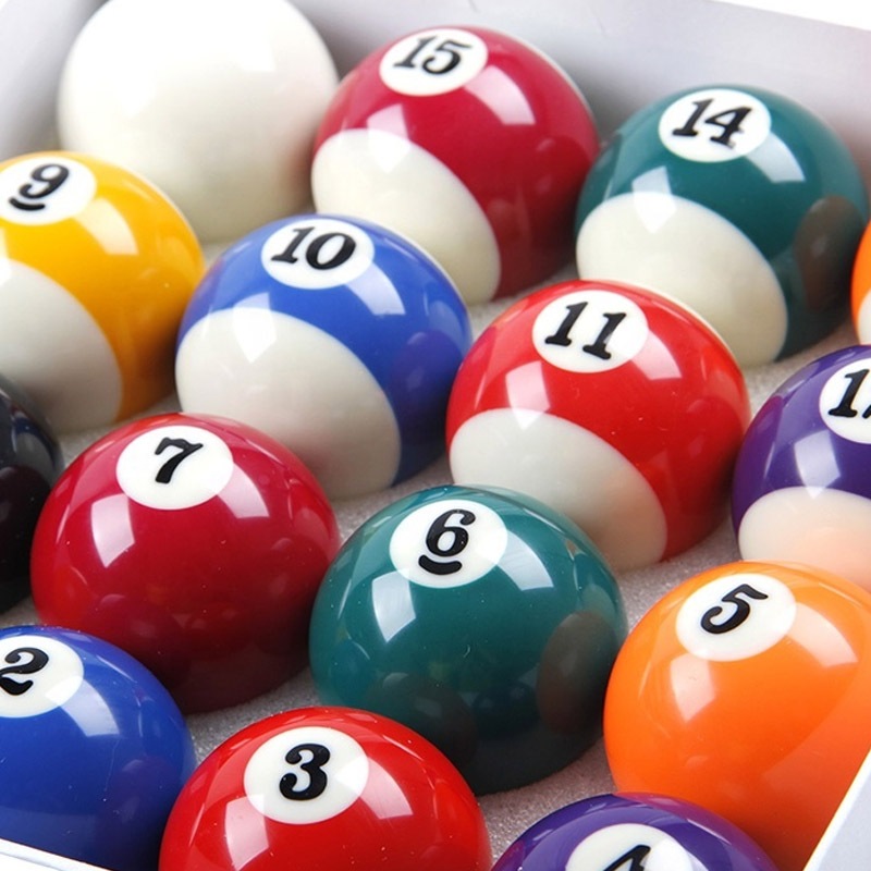 Mini Resin Billiard Balls Ecofriendly Kids Billiard Ball Toy 16Pcs 25mm ...