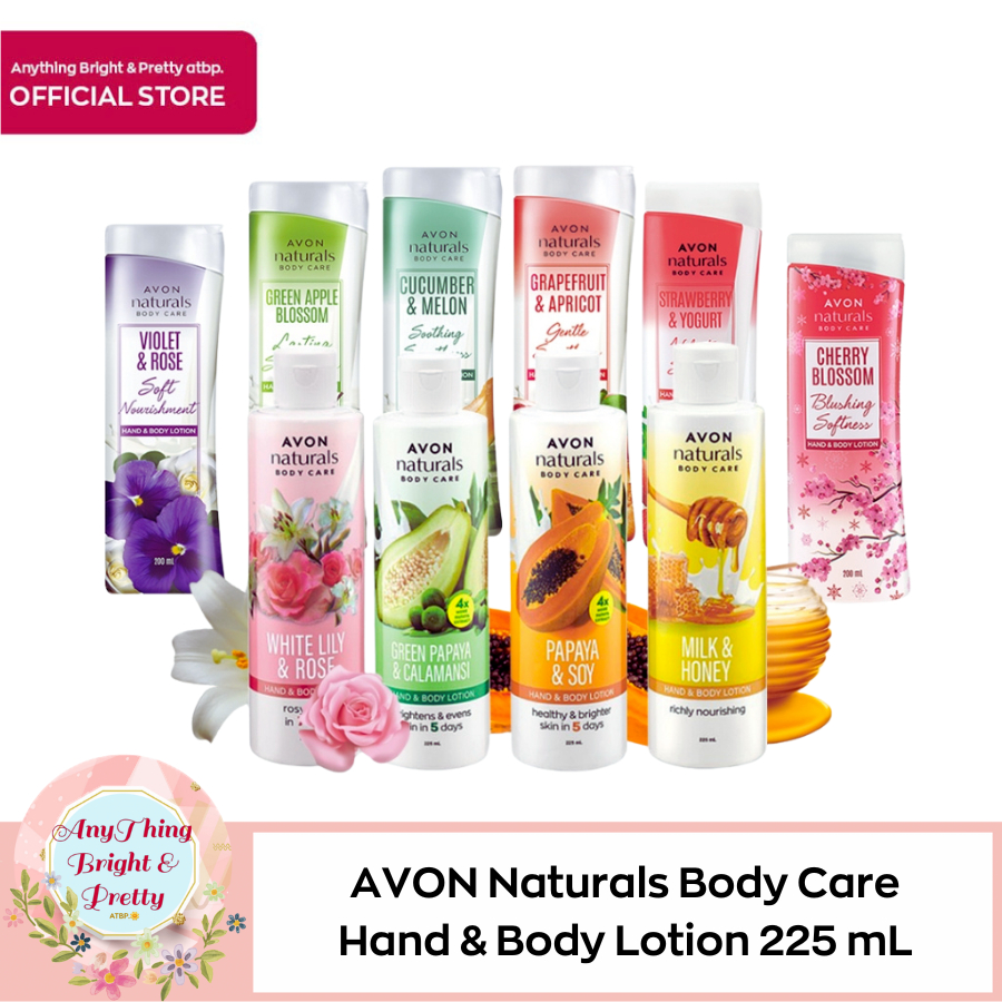 Avon Naturals Body Care Hand and Body Lotion 225 mL/200 mL | Shopee ...