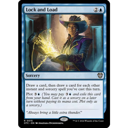 Lock And Load Outlaws Of Thunder Junction Commander Otc Shopee