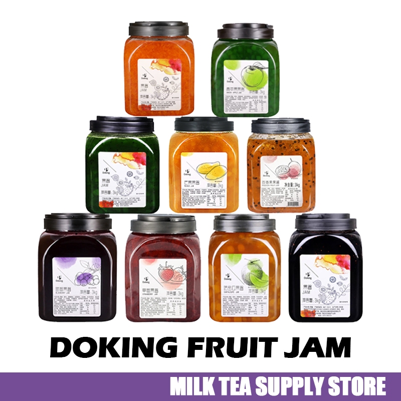 3kg Doking Jam Fruit Jam Milk Tea Fruit Juice Jam | Shopee Philippines