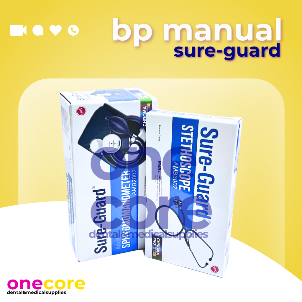 Sureguard - BP Blood Pressure Sphygmomanometer and Stethoscope Manual ...