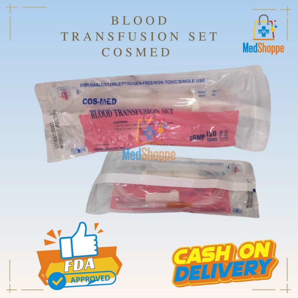 BLOOD TRANSFUSION SET COSMED | Shopee Philippines