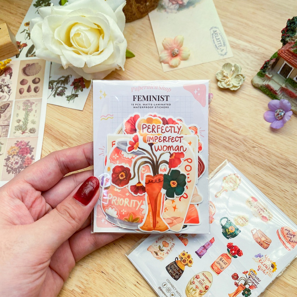 Feminist Sticker Packs, Cute Sticker Packs, Aesthetic Sticker Pack ...