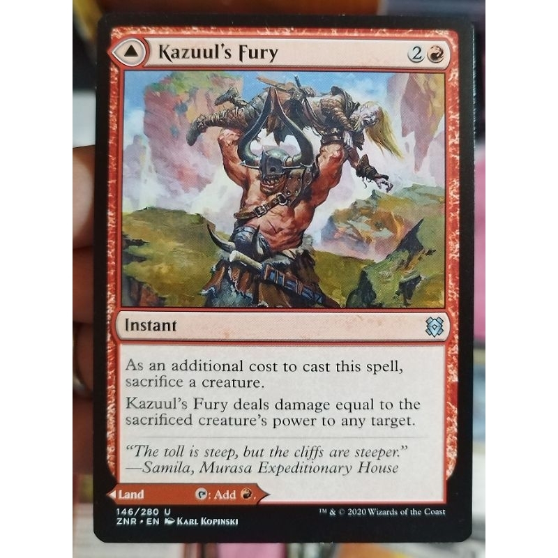 Kazuul's Fury (Magic the gathering) | Shopee Philippines