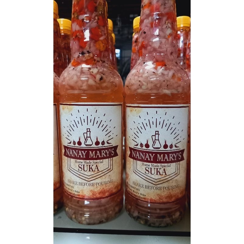 Nanay Mary's Special Homemade Suka Sweet and Spicy Vinegar | Shopee ...