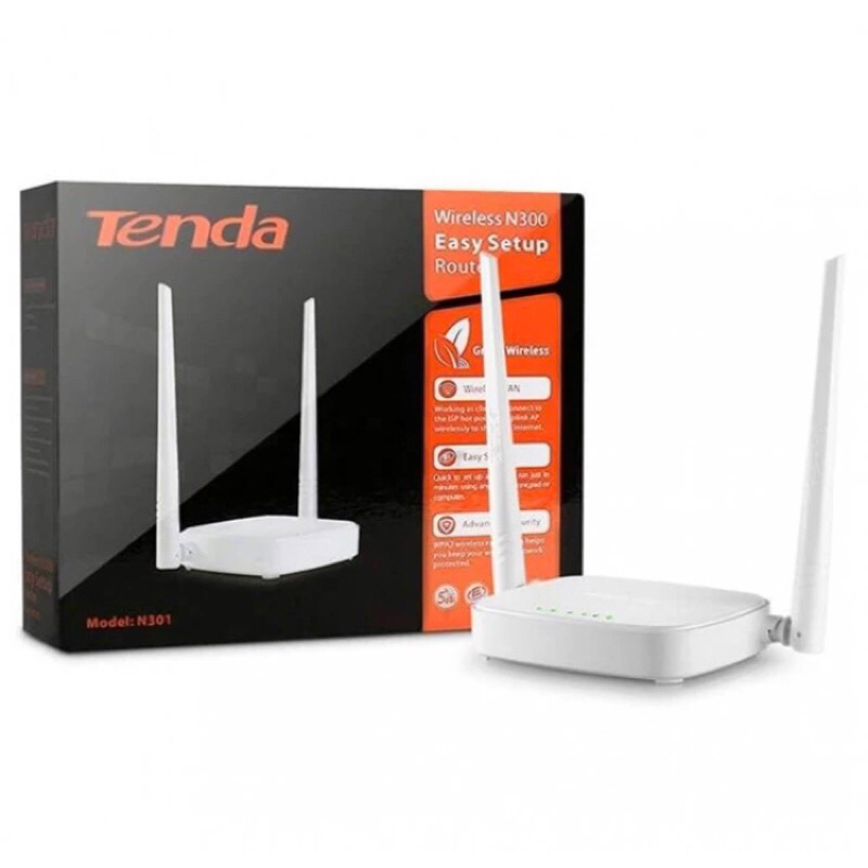 Tenda N301 Wireless N300 Easy Setup Router | Shopee Philippines