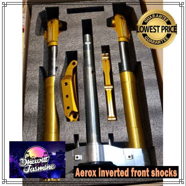 Aerox inverted front shocks (sec brand) | Shopee Philippines