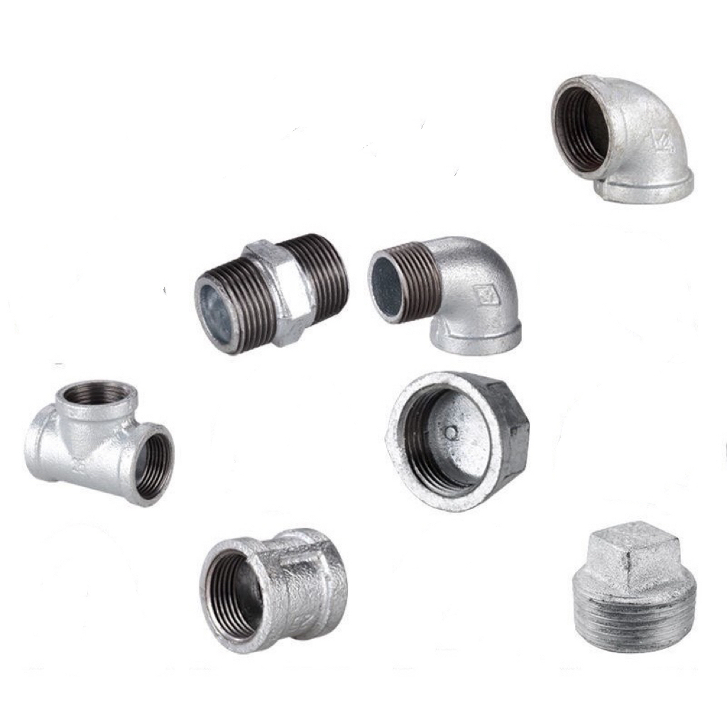 20MM-32MM GI FITTINGS GALVANIZED COUPLING ELBOW TEE HEXNIPPLE ENDCAP PLUG STELBOW 1/2" 3/4" 1 ...