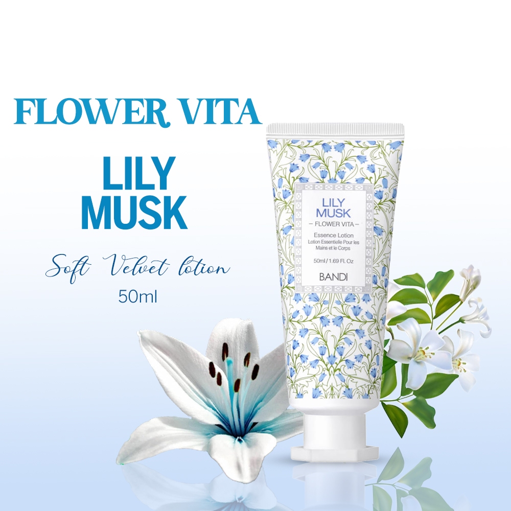 BANDI Flower Vita Essence Lotion 'Lily Musk' 50mL | Shopee Philippines