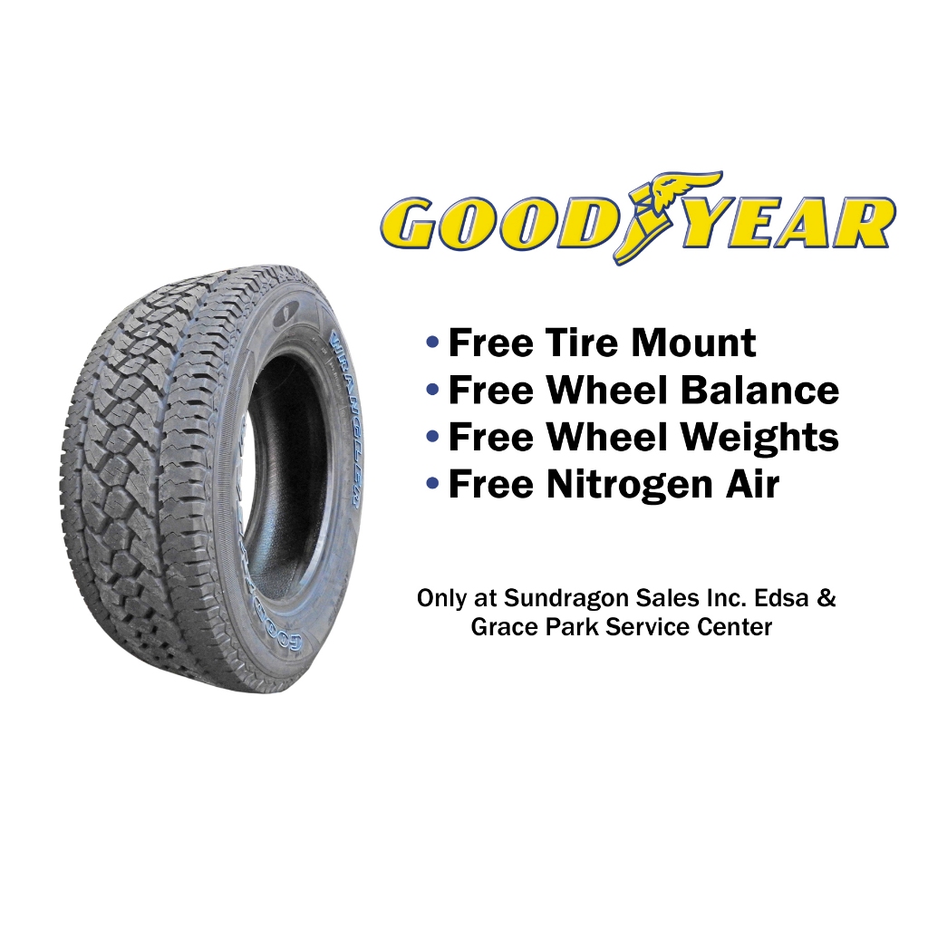 Goodyear 255/65 R17 110T Wrangler AT SilentTrac All-Terrain Tire ...