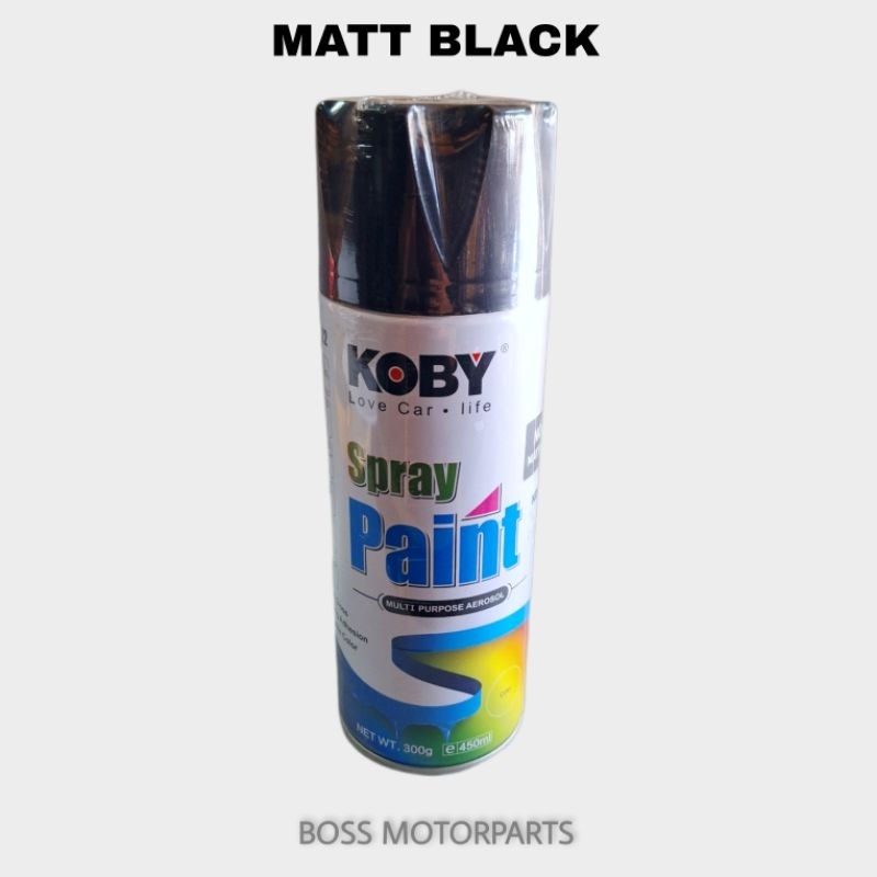 KOBY SPRAY PAINT PILOX (Matte Black) | Shopee Philippines