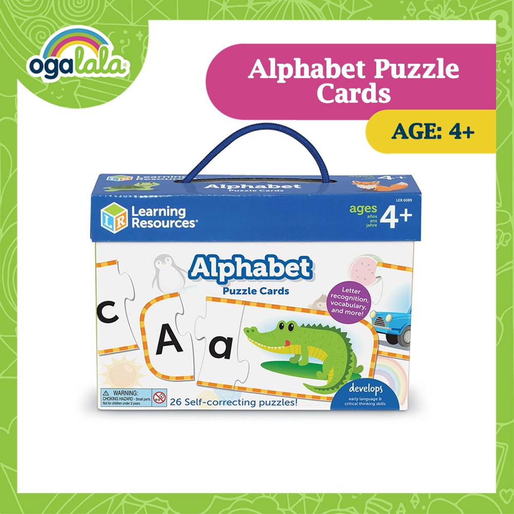 Learning Resource Alphabet Puzzle Cards | Shopee Philippines
