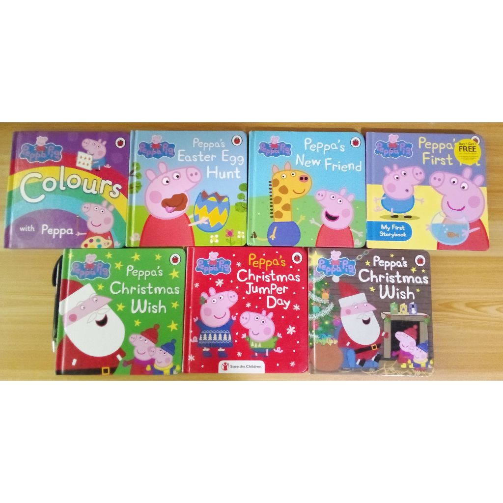 (Pre-Loved) PEPPA PIG Board Books | Shopee Philippines