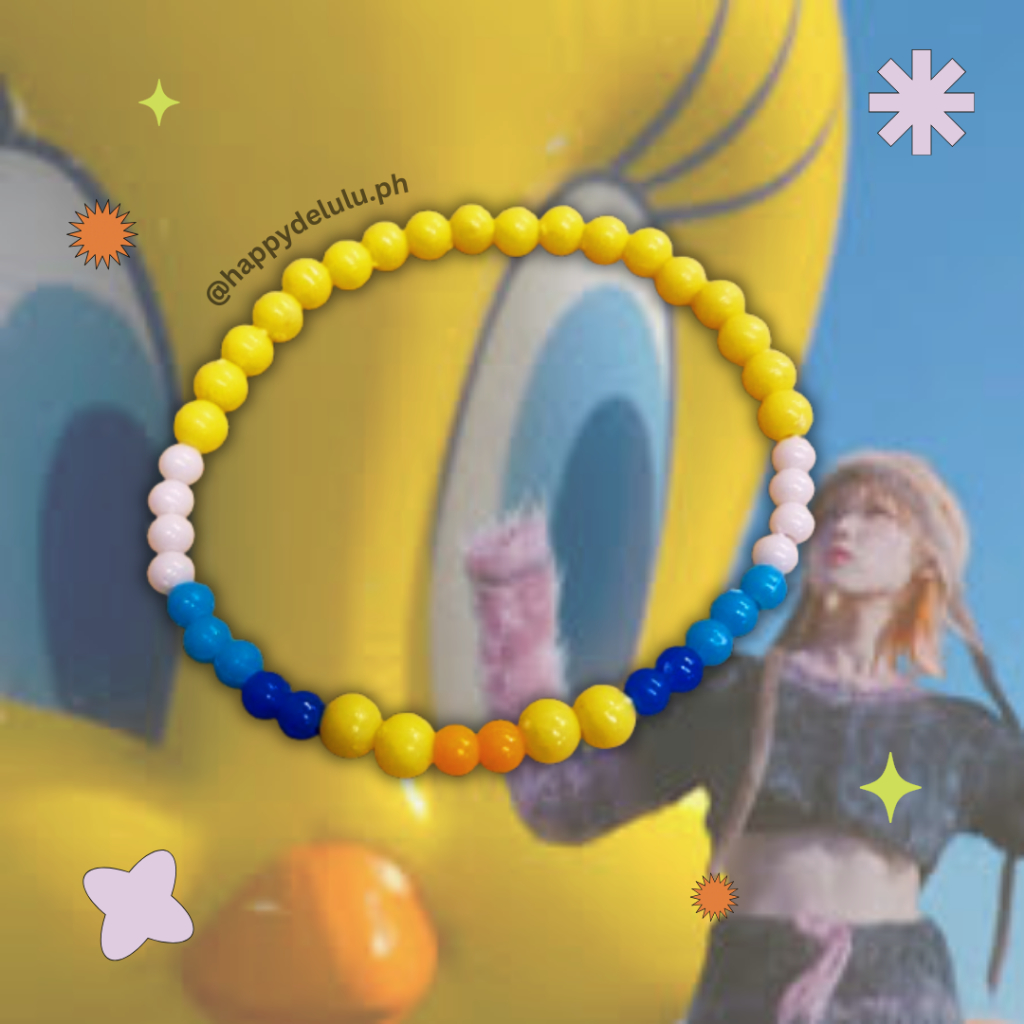 IU x TWEETY Beaded Bracelets / KPOP Concert Accessories / Giveaways ...