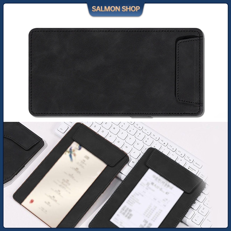 Magnetic Menu Cash Bill Holder Leather Signature Pad Receipt Holder ...