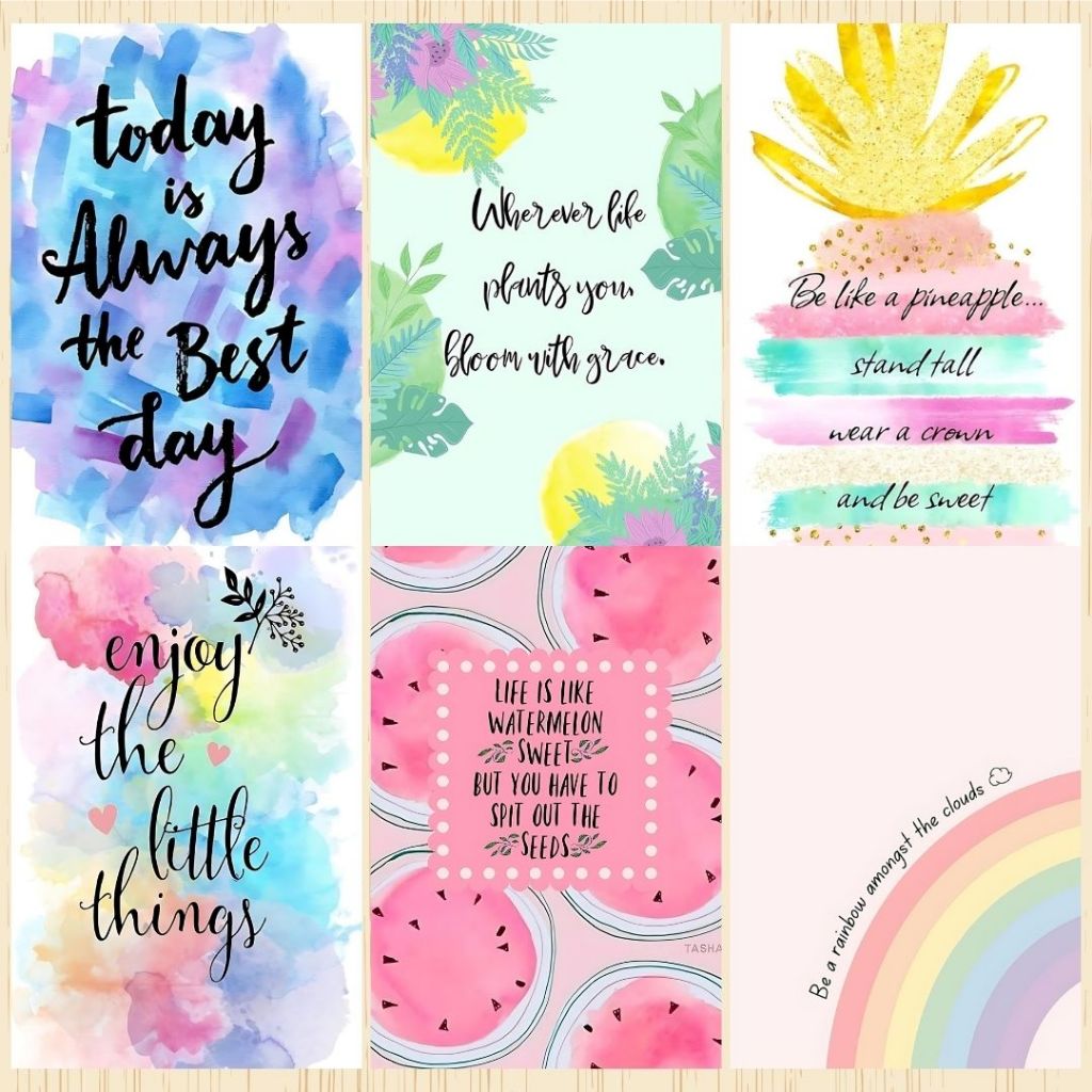 Inspirational Quotes | A4 size Laminated Photo Wall Décor | Laminated ...