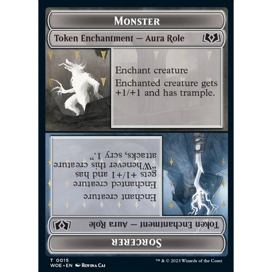 Monster // Sorcerer Role MTG Token card | Shopee Philippines