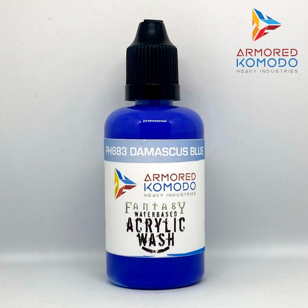 ArKom PH883 Damascus Blue Fantasy Wash 50ml Armored Komodo Waterbased ...