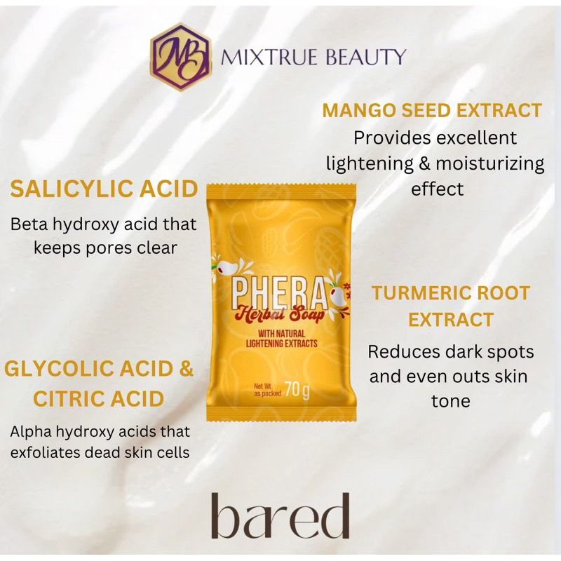 Phera Herbal Soap by Mixtrue Beauty | Shopee Philippines