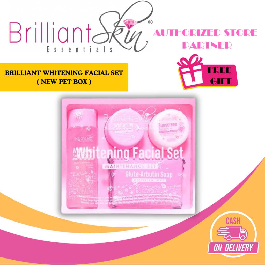 Brilliant Skin Whitening Facial Set| Maintenance Set|Acne-Prone Skin ...