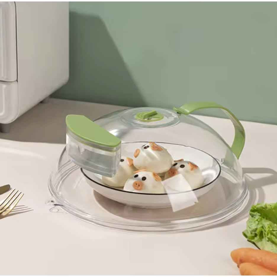Clear Microwave Splash Guard Cooker Lid Microwave Food Cover Splatter ...