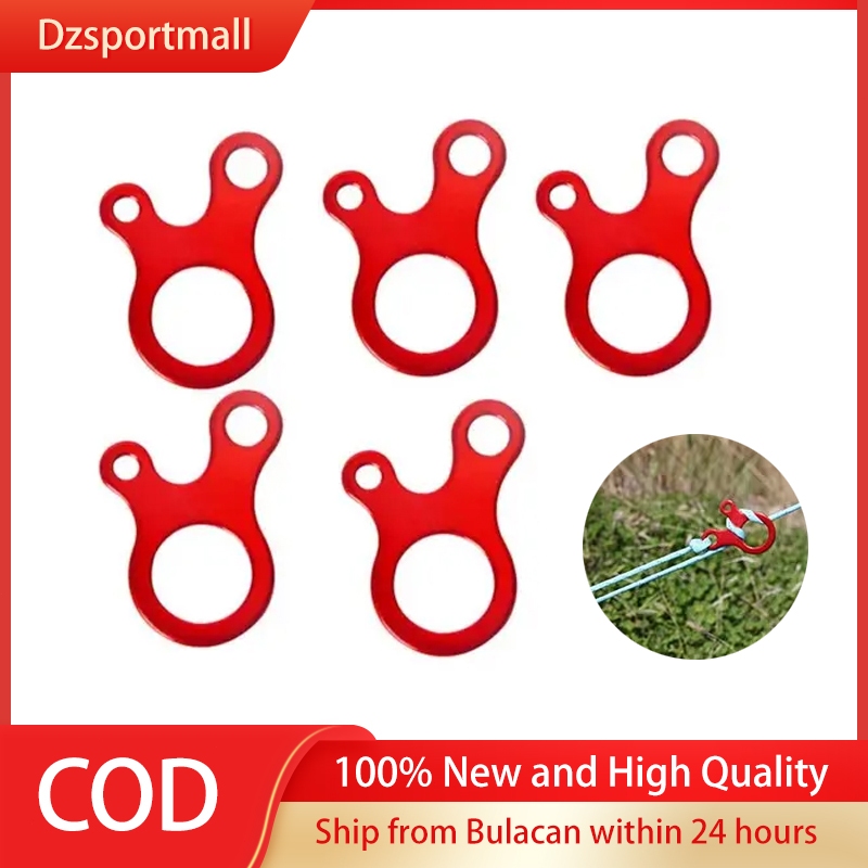 5Pcs Tent Rope Buckle Adjustable 3 Hole Aluminium Alloy Cord Buckles ...