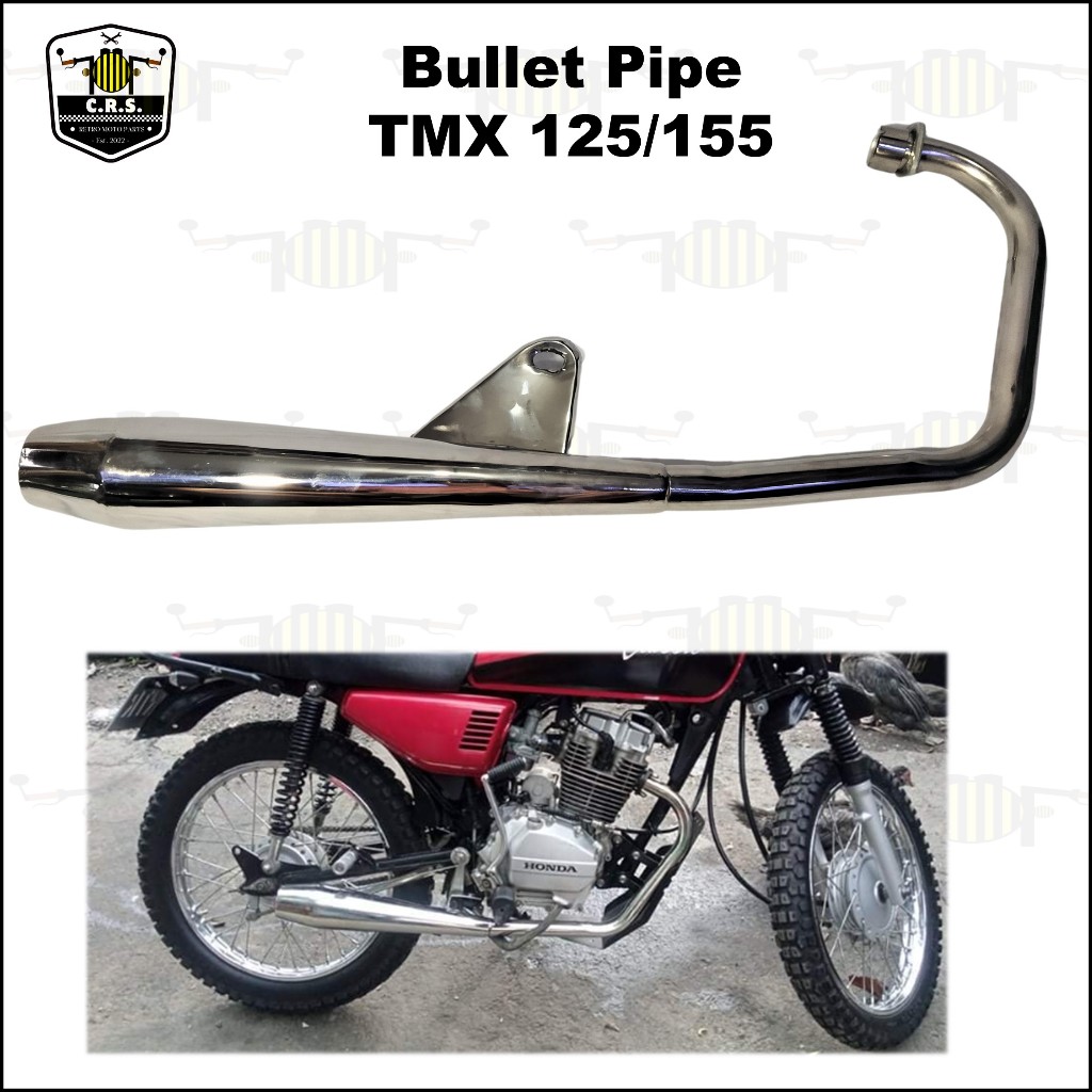 Bullet Pipe-Plug and Play Honda TMX125/155-TMX alpha | Shopee Philippines