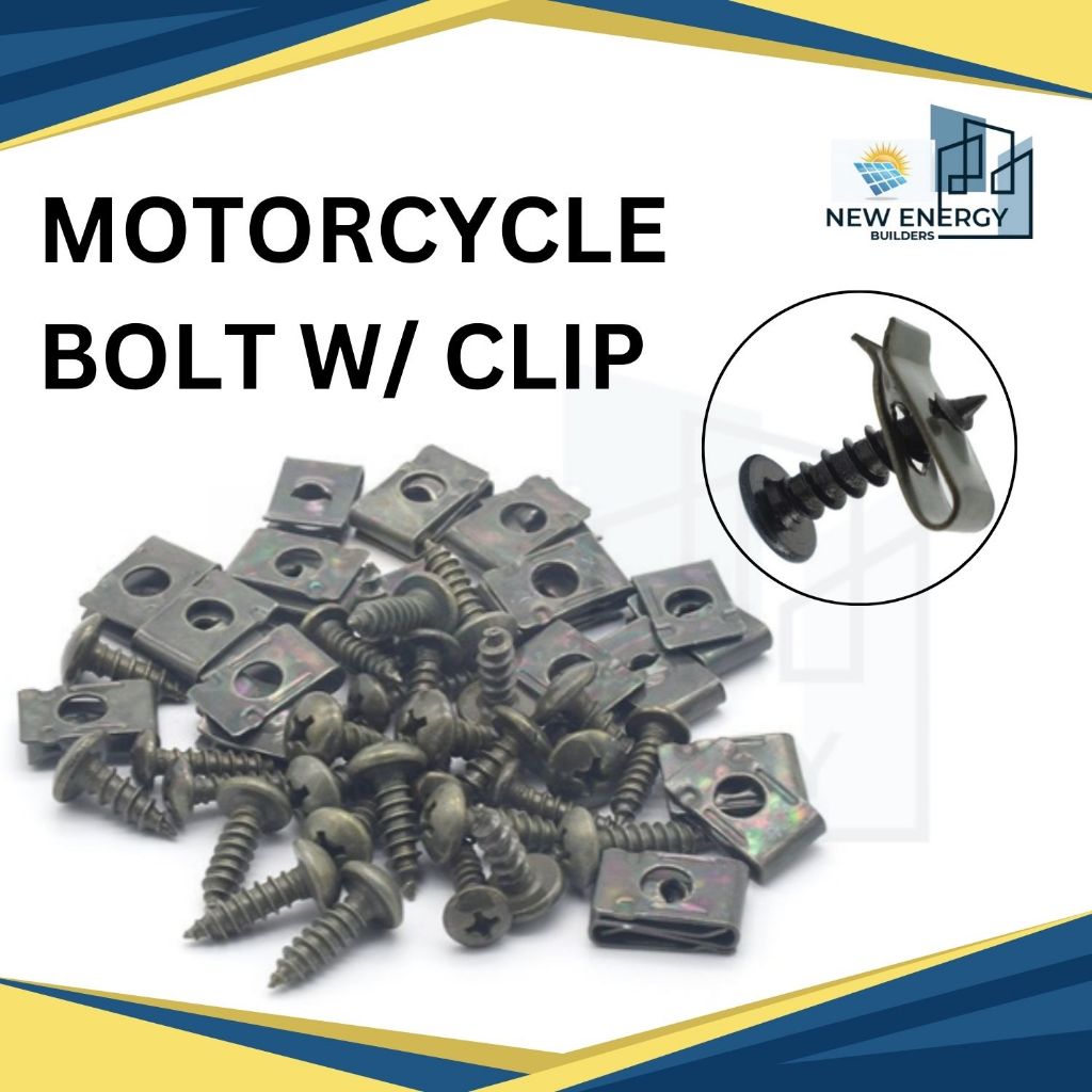N.E.B || MOTORCYCLE BODY SCREW FLOWER BODY BOLT WITH CLIP FLAIRINGS ...