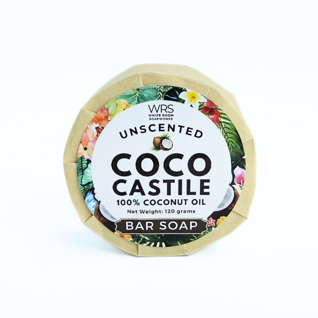 Coco Castile Natural Unscented Coconut Soap by White Room Soapworks ...