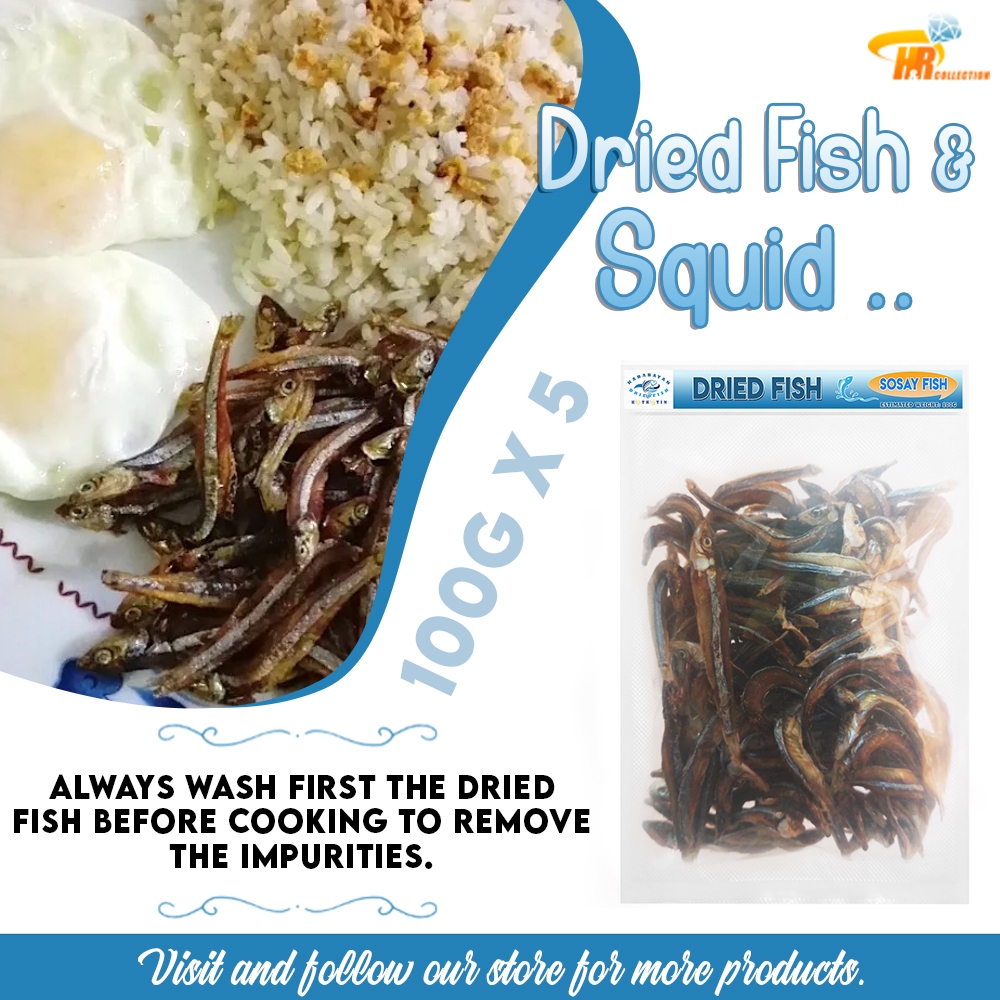 Dried Fish Dilis Susay / Sosay 500g / 1kg Dried Anchovies / Gourmet ...