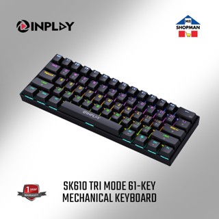 Inplay SK610 61 Keys Tri-Mode Wireless Mechanical Keyboard | Shopee ...