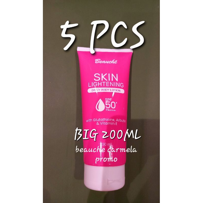 5 BIG Beauche Lightening Lotion 200ml SPF 50 | Shopee Philippines