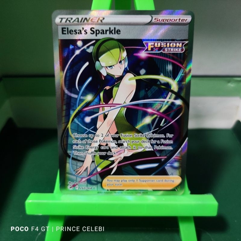 Pokemon TCG - Elesa's Sparkle Full Art | Shopee Philippines