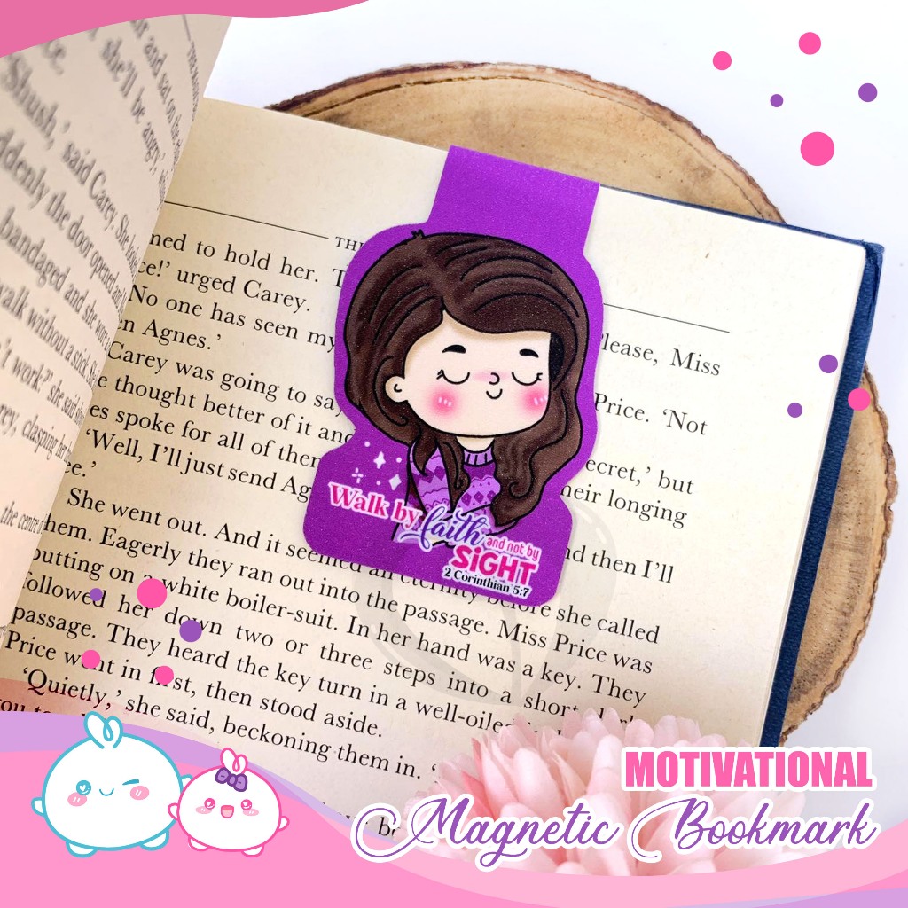 Motivational Magnetic bookmark, Cute Bookmarks, Inspirational | Shopee ...