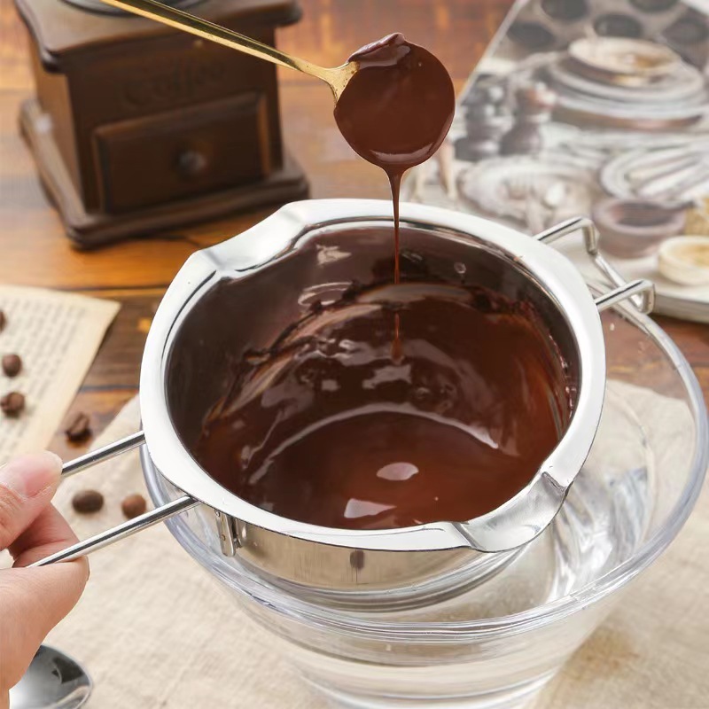 Stainless Steel Chocolate Melting Pot Butter Cheese Heating Pot Food ...