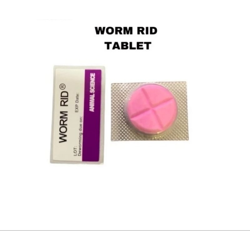Wormrid Dewormer 1 Tablet w/ Sticker. | Shopee Philippines