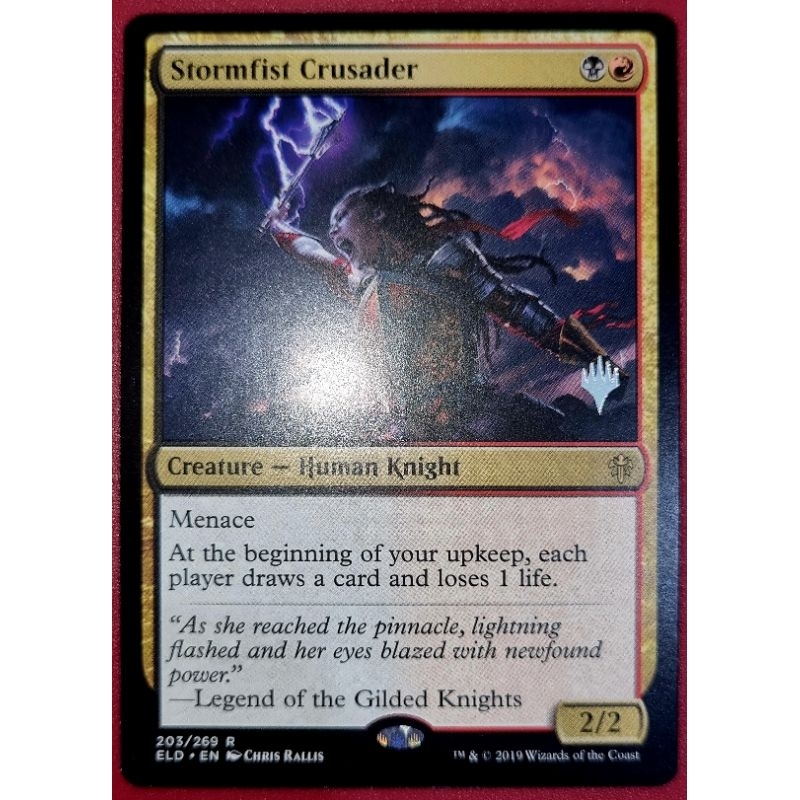 Stormfist Crusader ELD (Nonfoil/Borderless) | Shopee Philippines