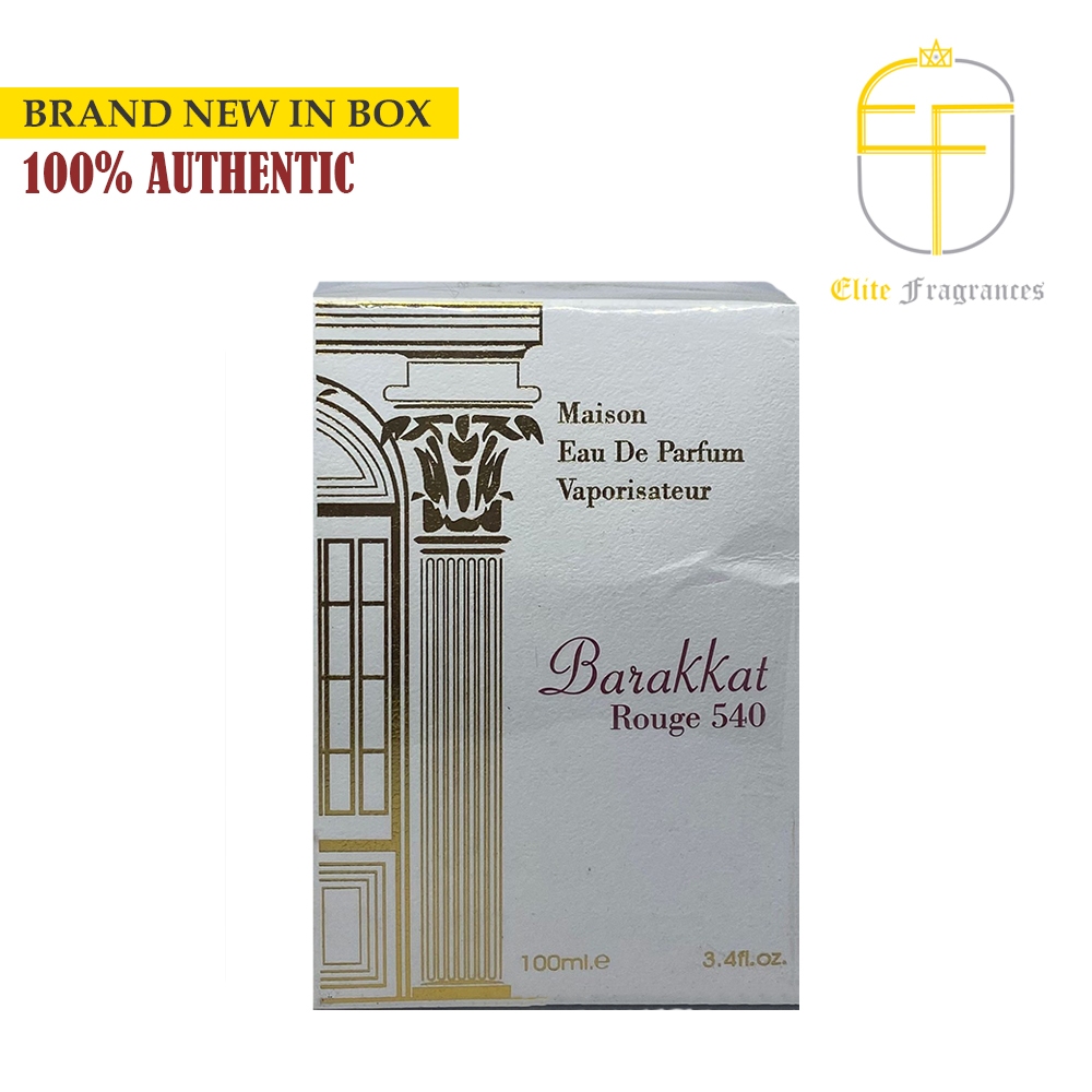 Fragrance World Barakkat Rouge 540 EDP (MFK BR540 alternative) FREE ...